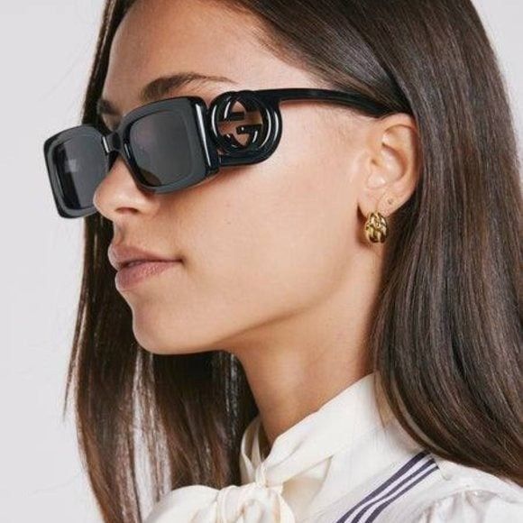 Gucci NEWEST GUCCI GG1325S 001 SUNGLASSES | Grailed