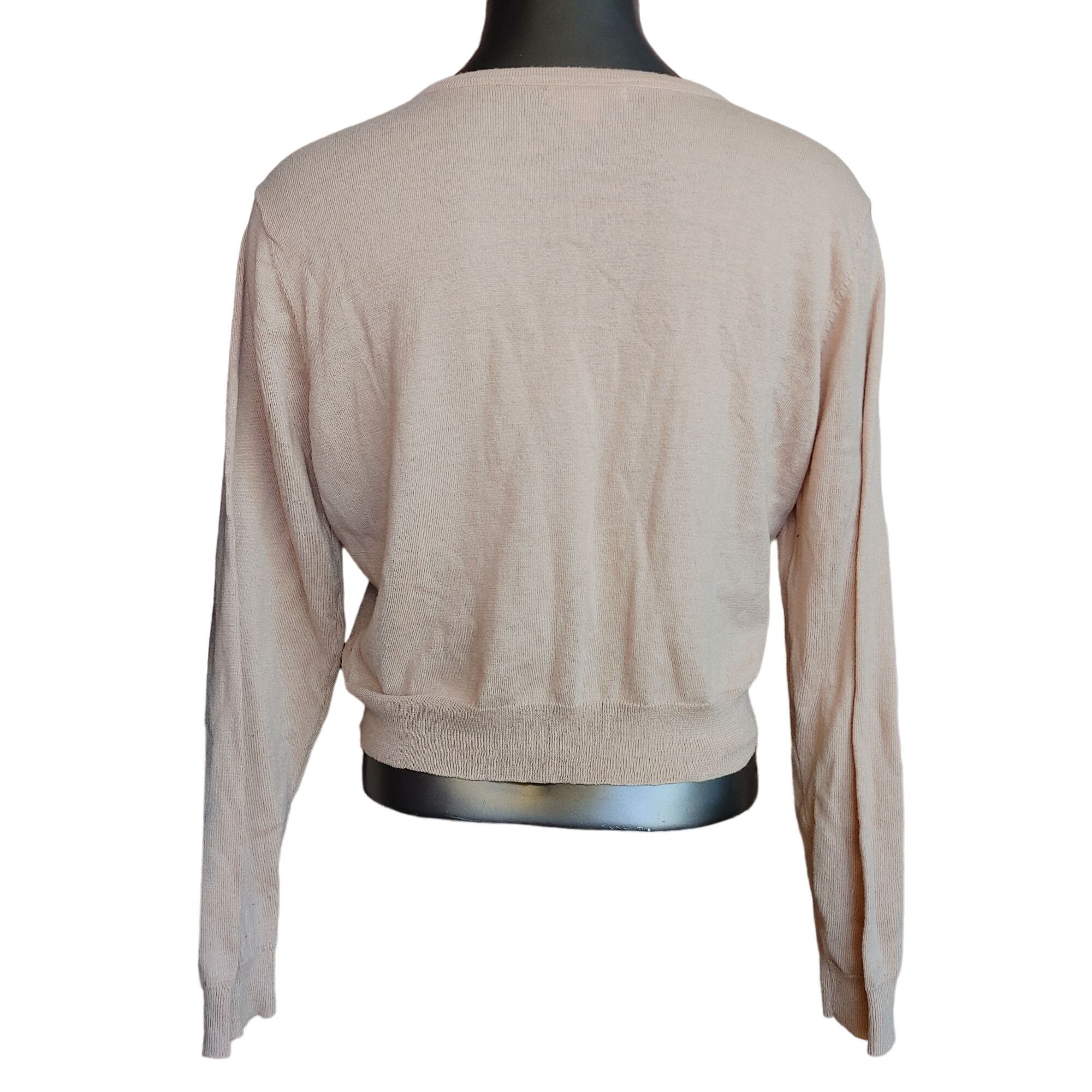 Other New York & Company Women's Pastel Pink Button Up Cardigan XL | Grailed