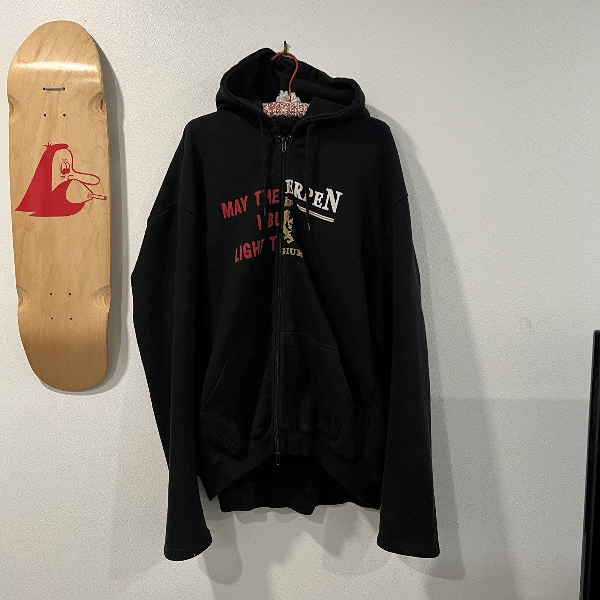 Vetements Vetements Split Zip Up Hoodie | Grailed