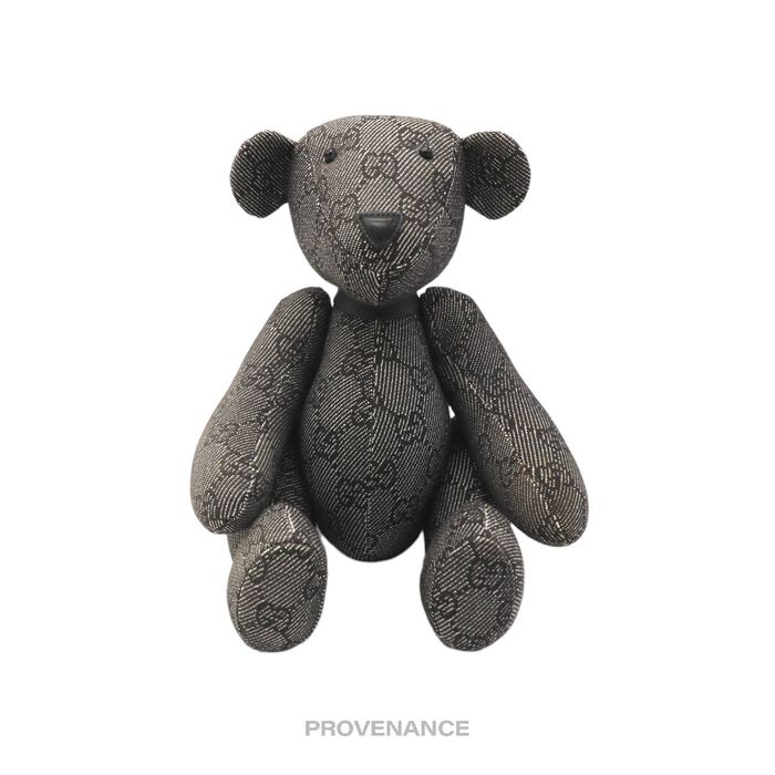 Gucci 🔴 Gucci Teddy Bear - Charcoal GG Canvas | Grailed