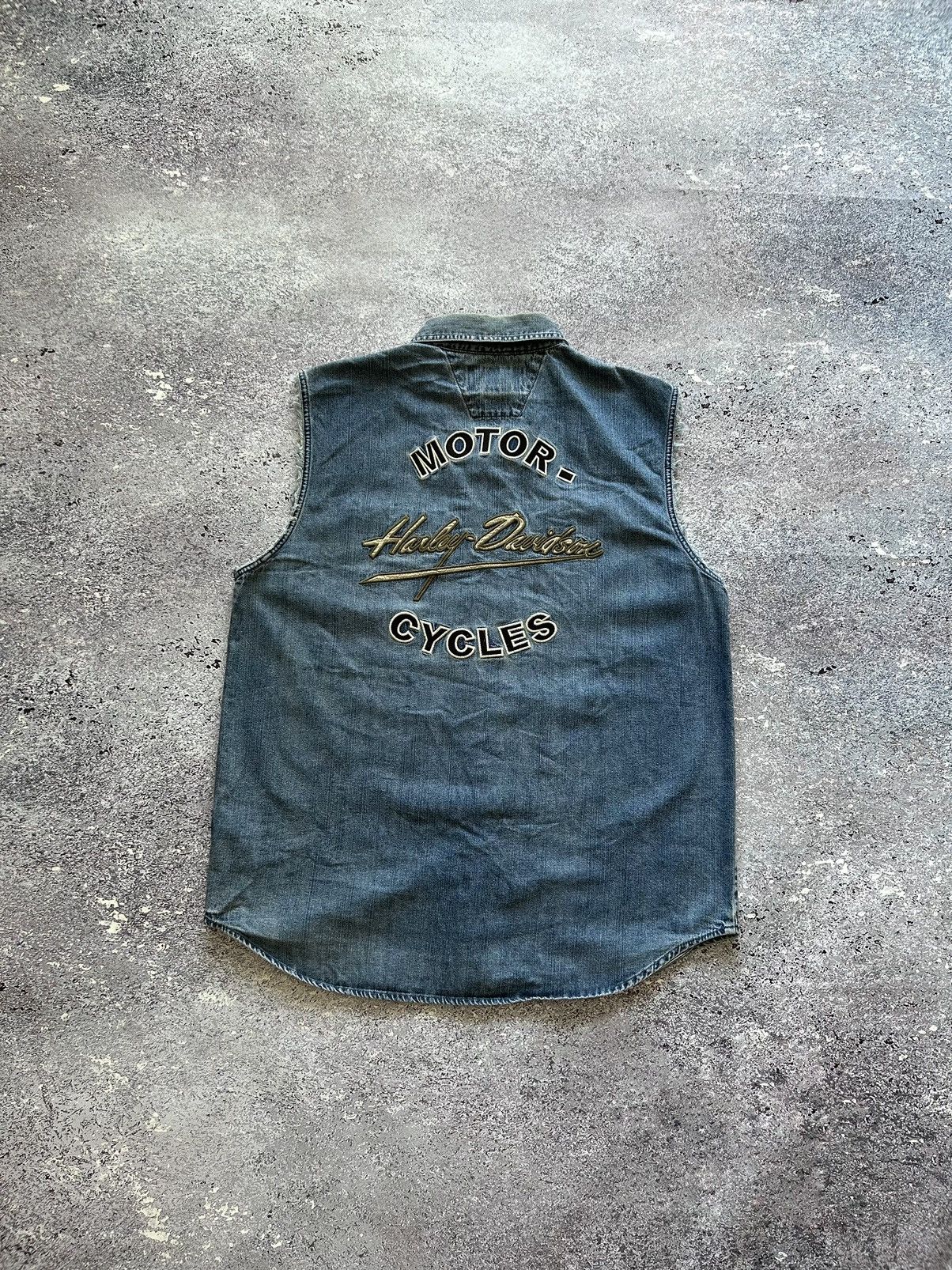 Vintage Vintage Harley Davidson Shirts Button Up Punk Rock Moto Bike ...