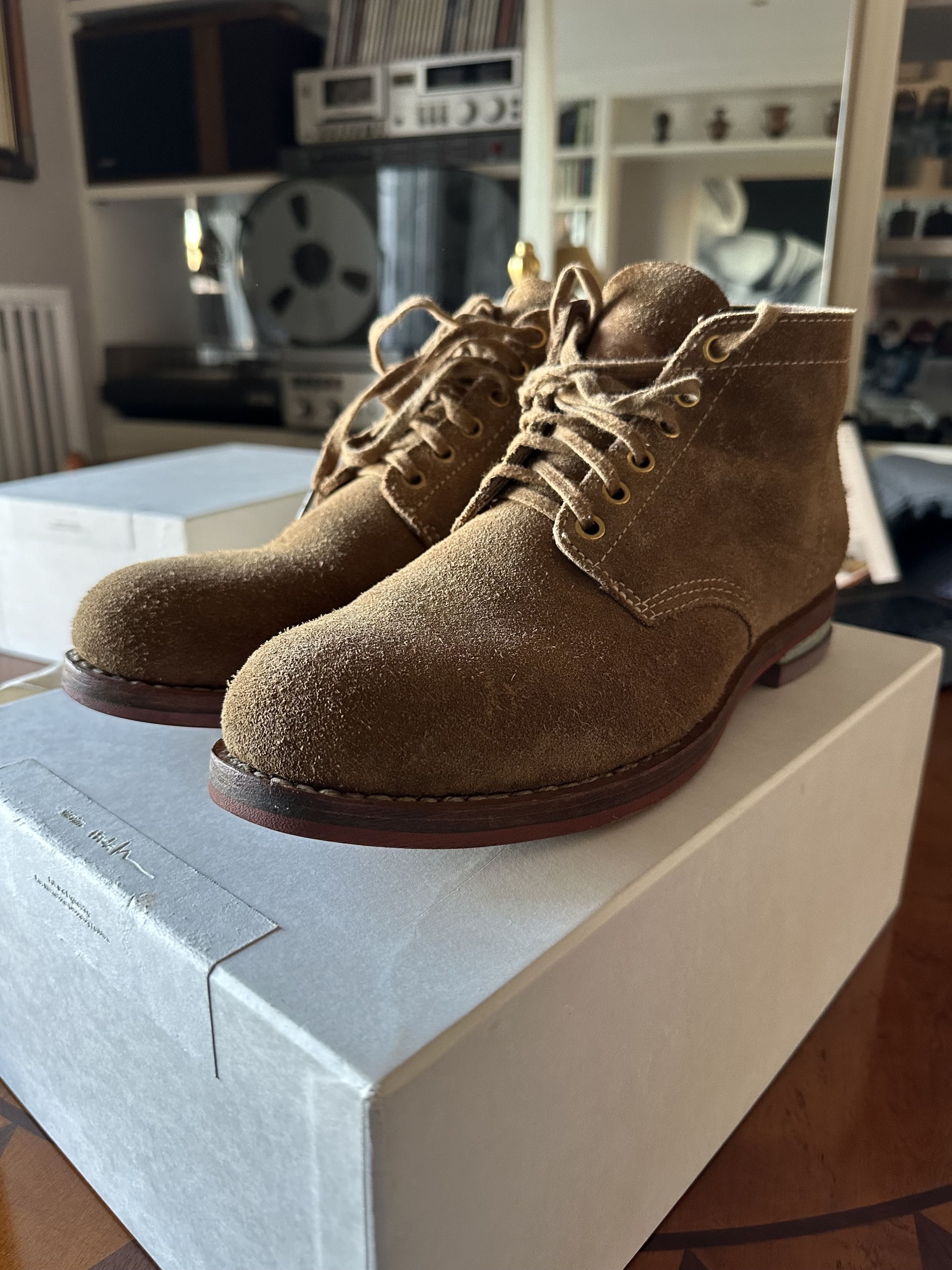 Visvim Visvim Brigadier Boots Mid-Folk LT.Brown | Grailed