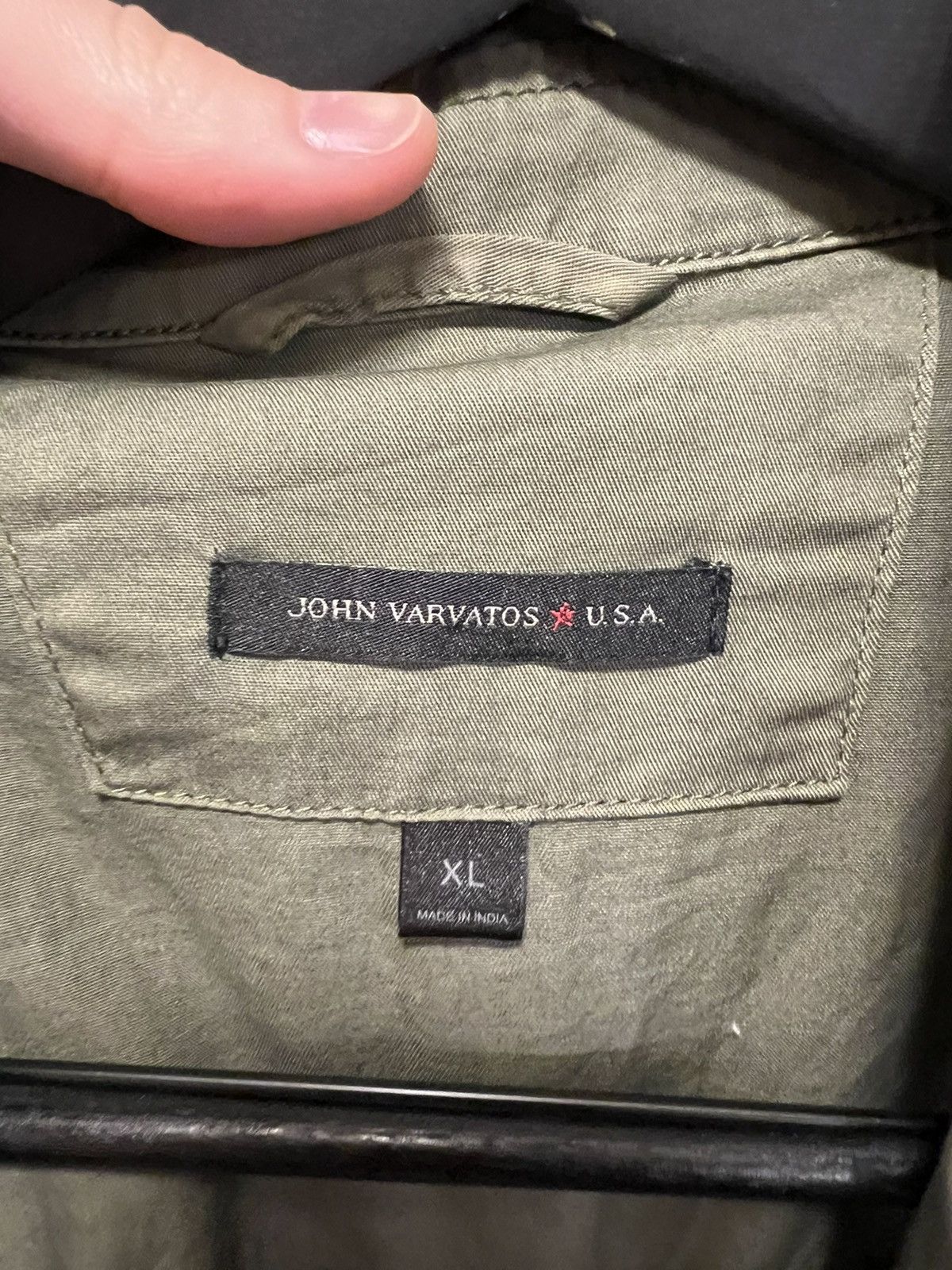 John Varvatos Military jacket | Grailed