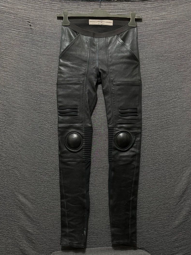 Rick Owens Rick Owens 14 FW main line show biker leather pants -DMC ...