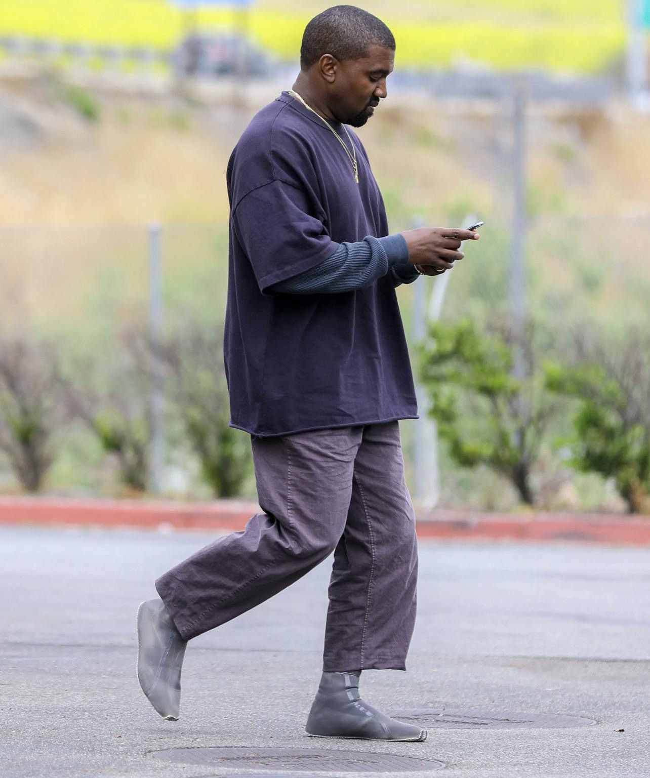 Kanye West RUNWAY SAMPLE Yeezy Season 9 Alien Neoprene Scuba Shoe Boots ...