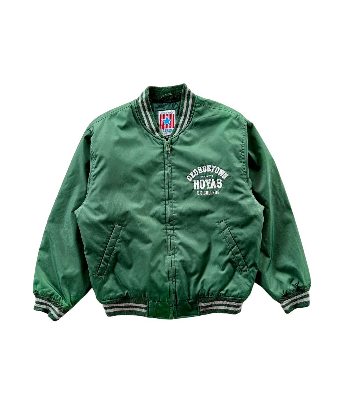 Vintage Varsity Jacket Georgetown University Hoyas OFFICIAL LICENSED ...