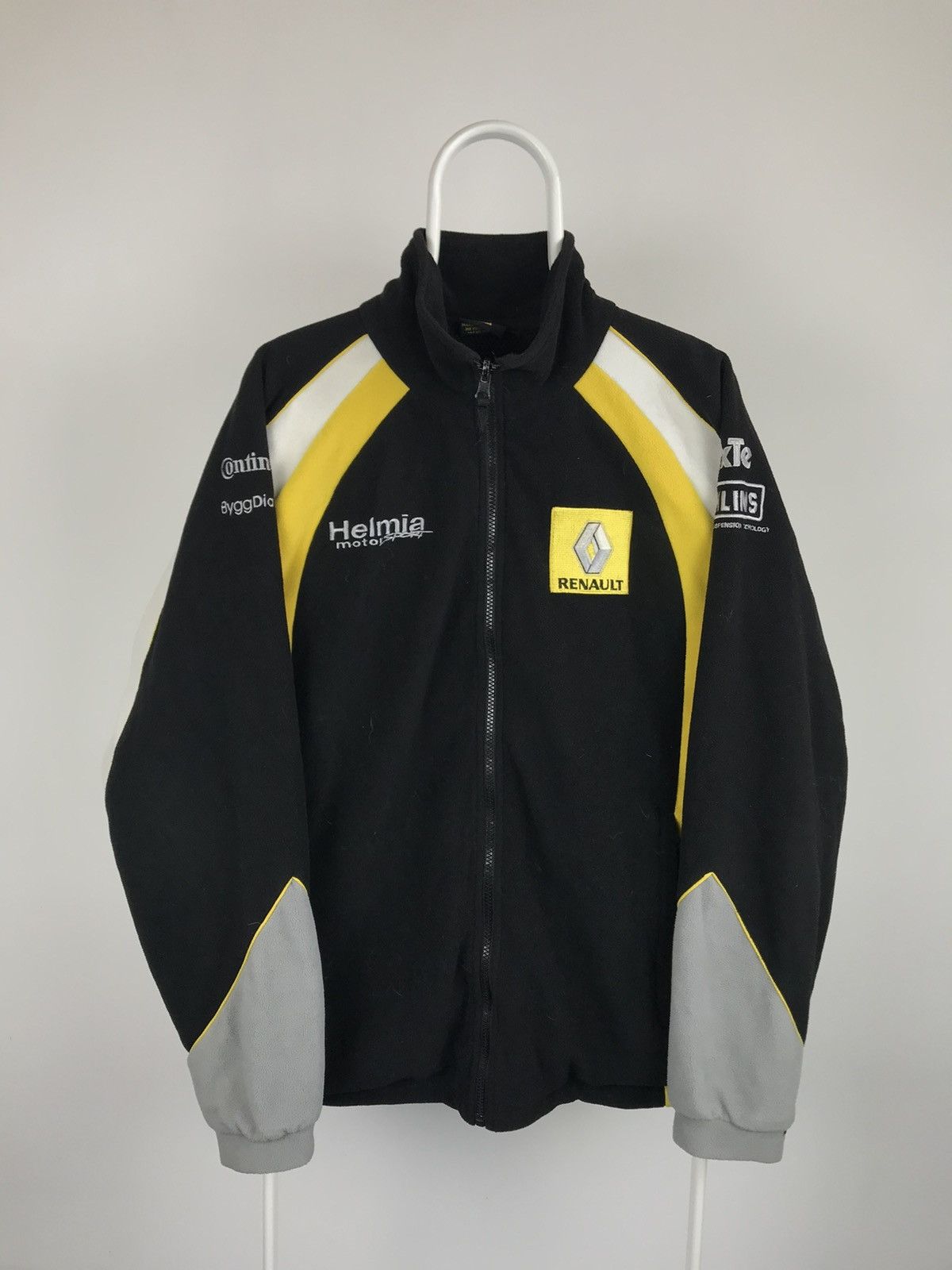 Vintage Renault Zip Fleece Heavy Jacket MotorSport Helmia | Grailed