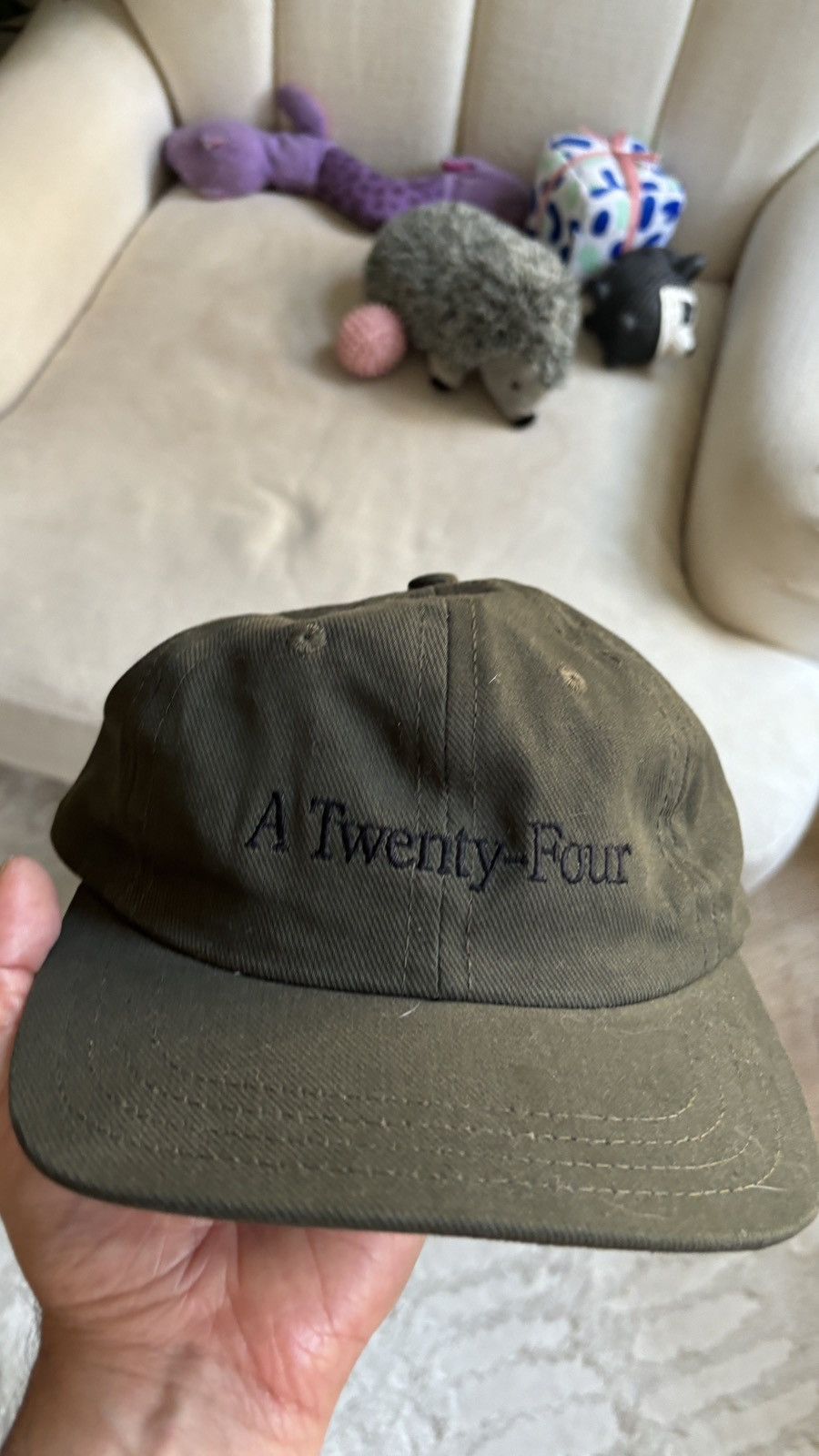 A24 A24 green twill cap | Grailed