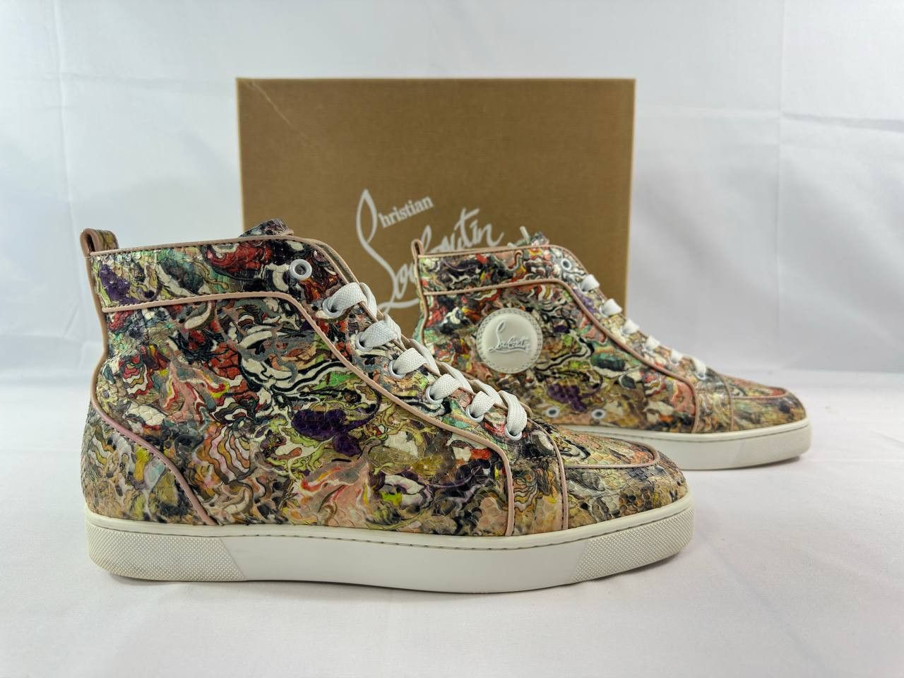Christian Louboutin Christian Louboutin Rantus Orlato Flat Python ...