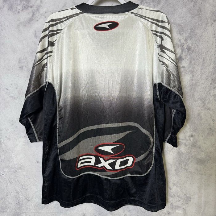 Racing Axo Sport Motocross Racing Jersey Mens Large Black White | Grailed