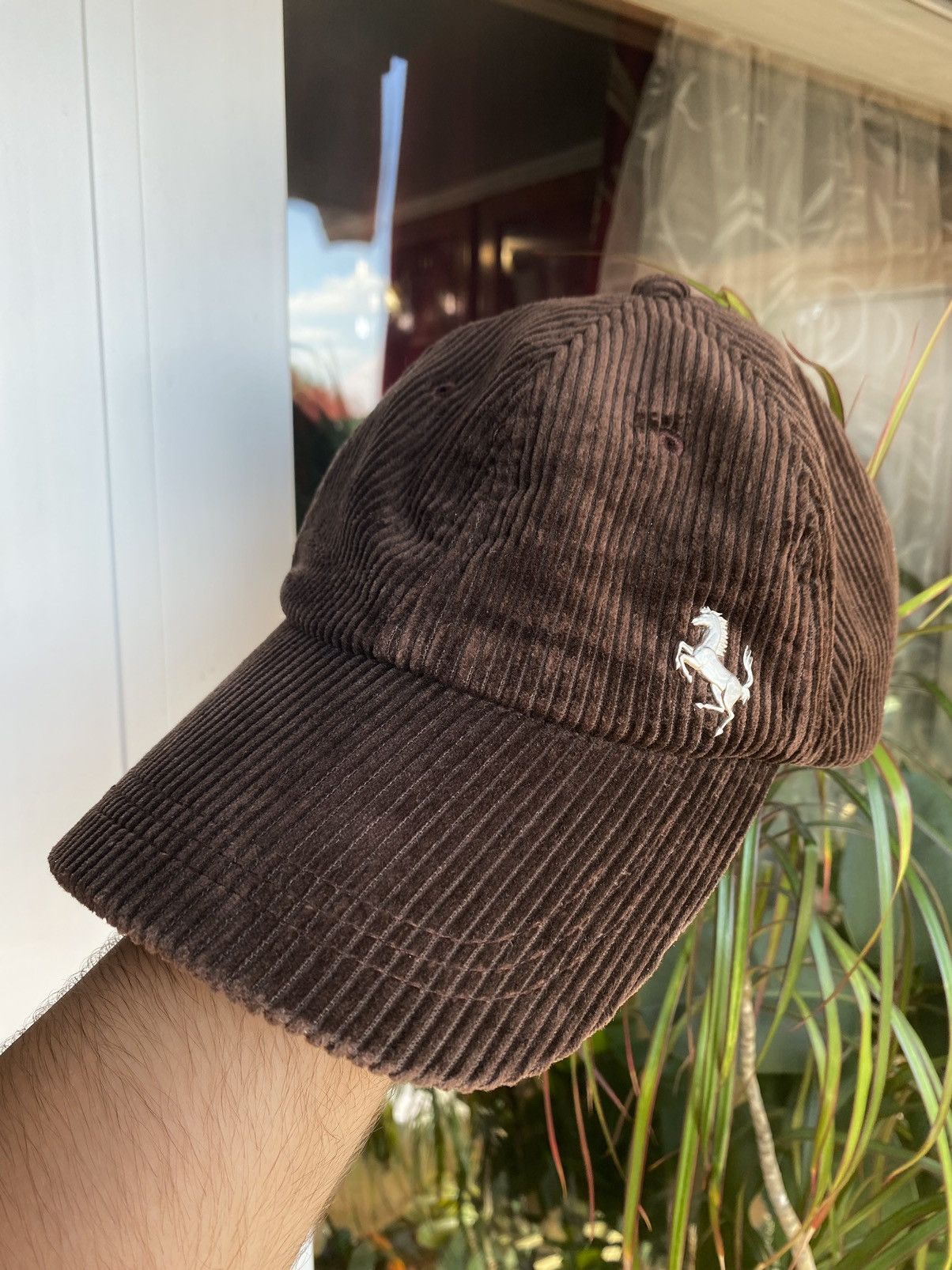 Ferrari × Racing × Vintage RARE Vintage Ferrari Fila Corduroy Brown Cap ...