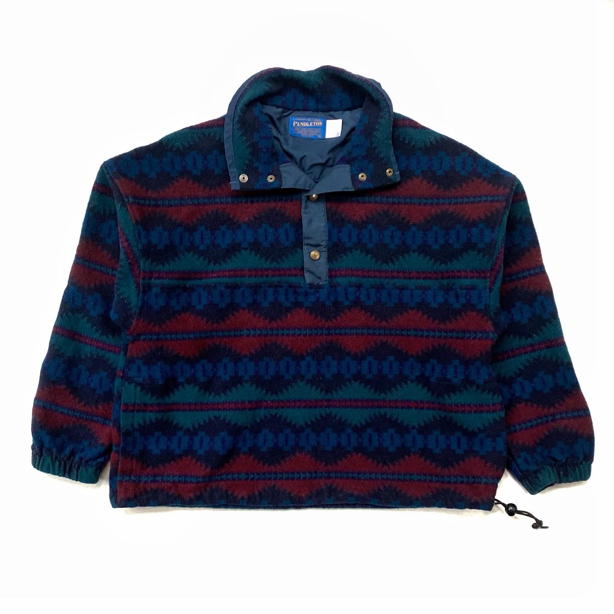 Pendleton Vintage Pendleton Western Wear Wool Blanket Pullover | Grailed