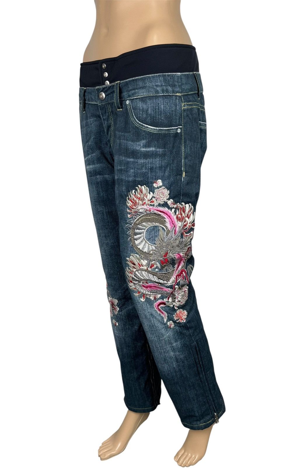 Bogner Bogner Ski Pants Printed Denim & Gragons Polyester size US6 ...