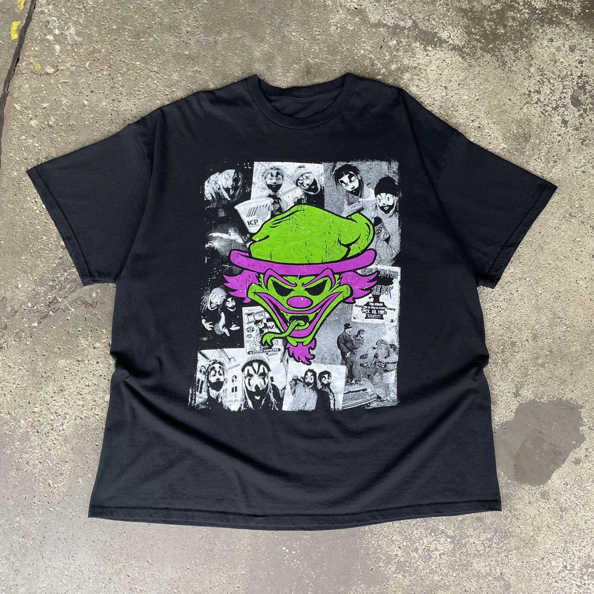 Band Tees × Streetwear × Vintage Y2K INSANE CLOWN POSSE ICP BAND SHIRT ...
