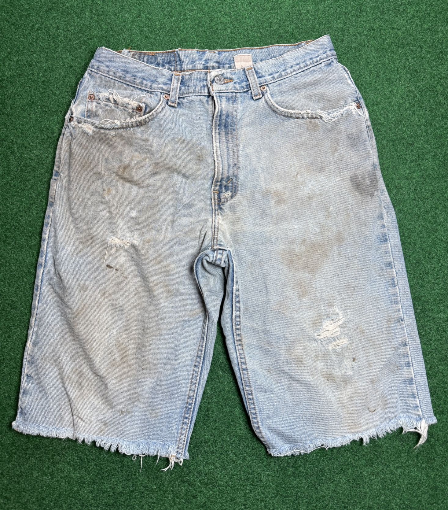 Levi's Vintage Clothing VTG 90s Levi’s Cutoff Jorts Distressed Mens 32 ...