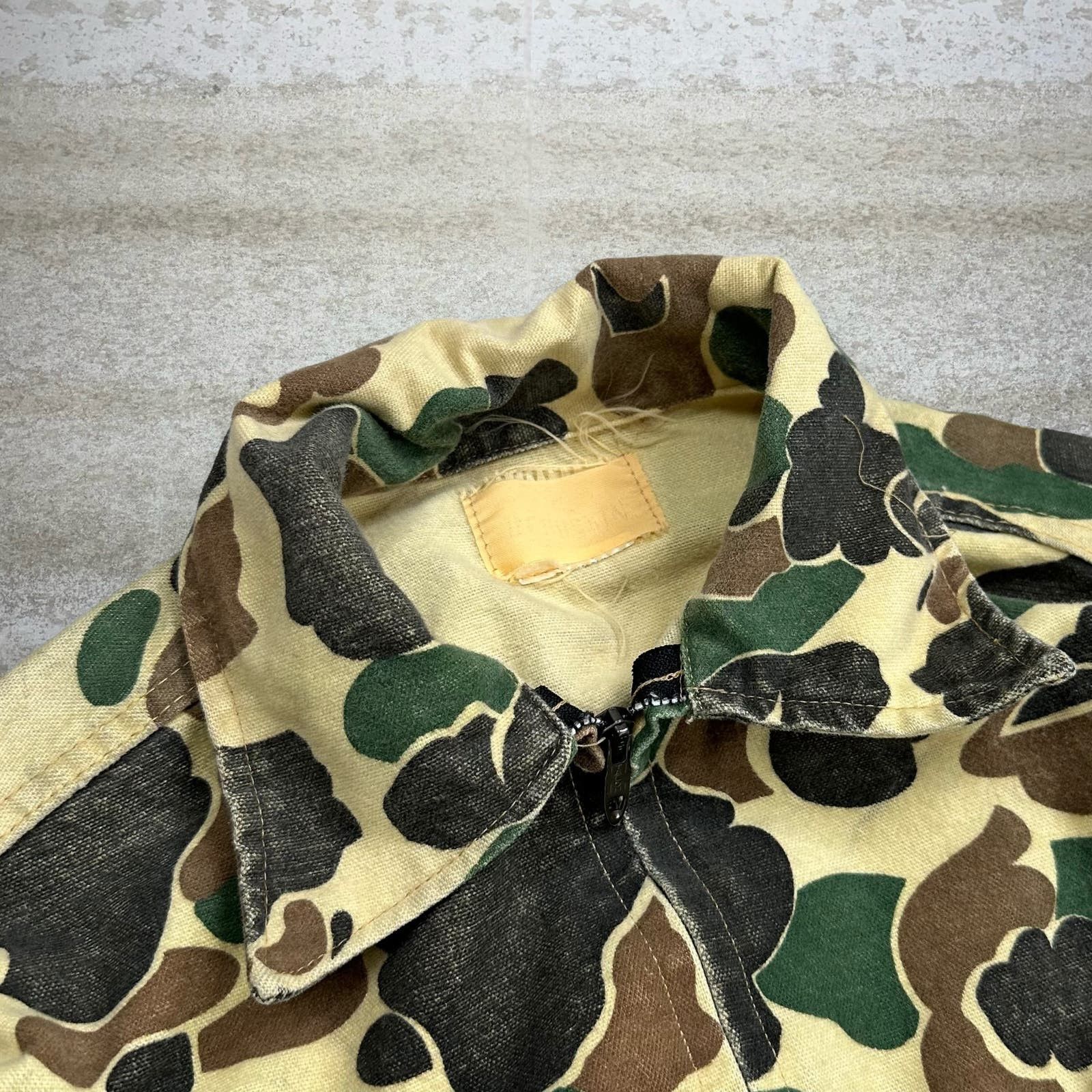 Vintage Crazy True Vintage 70s Camo Jacket Zip Up Woodland | Grailed