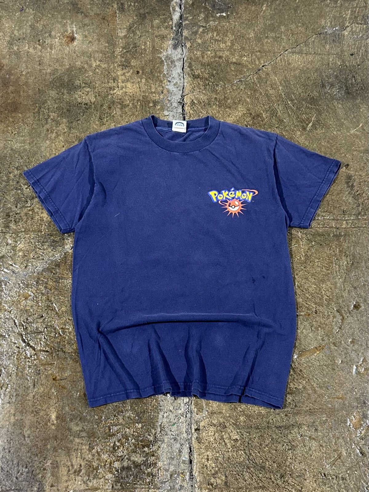 Pokemon × Rare × Vintage Crazy Vintage 90s Pokemon Ash Tee Shirt Blue ...