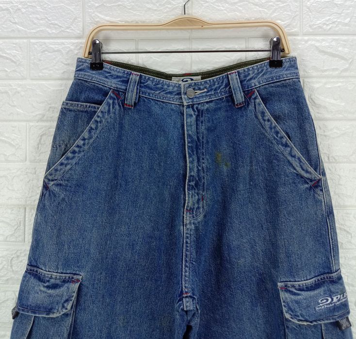 Vintage Baggy Jeans Japanese Piko Wide Multi Pocket Cargo Denim | Grailed