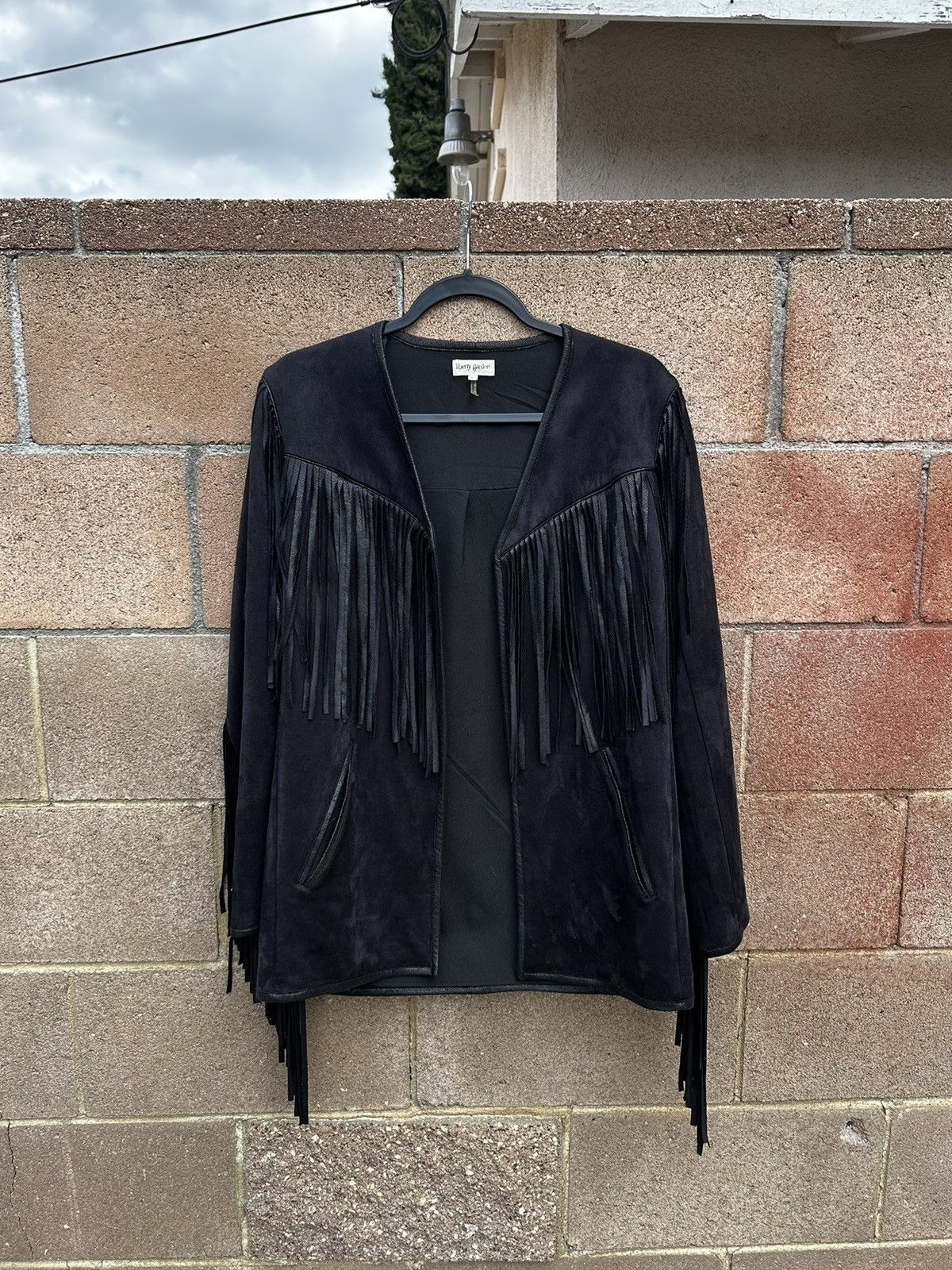 Vintage Vintage frayed suede/leather jacket | Grailed