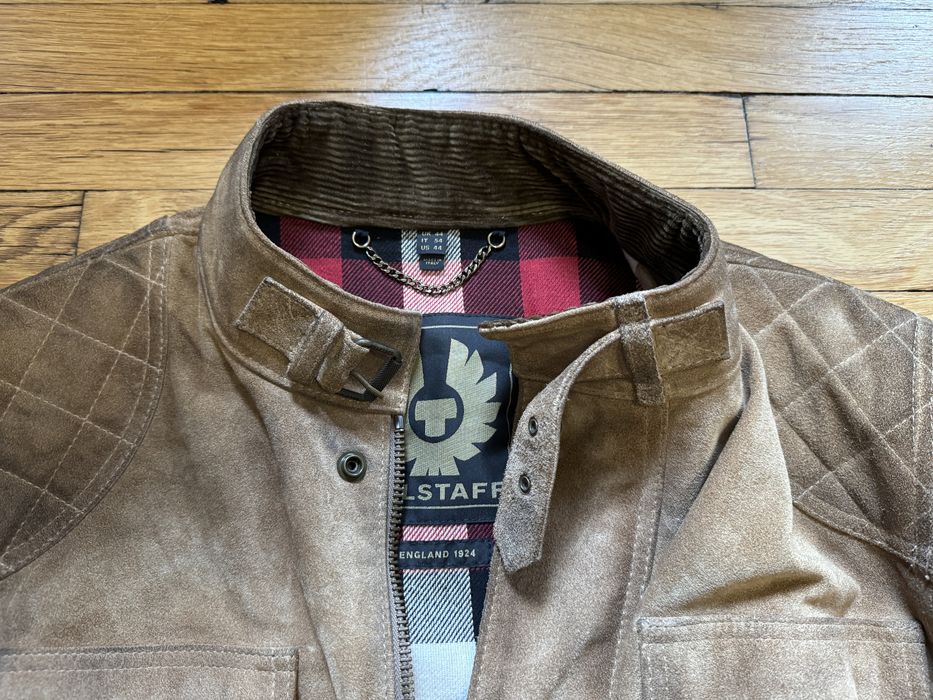 Belstaff Brookstone Suede Leather Jacket | Grailed