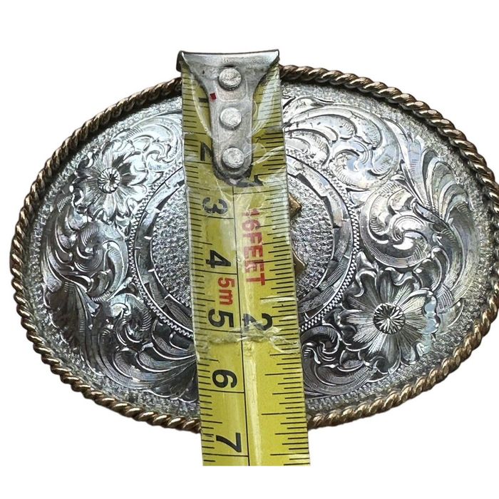 1 Western Letter B Silver plated Silversmiths belt buckle | Grailed
