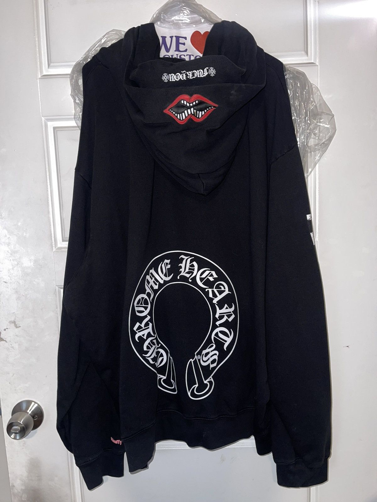 Chrome Hearts × Matty Boy CH x Matty Boy 99 Eyes Double Hooded Leather ...