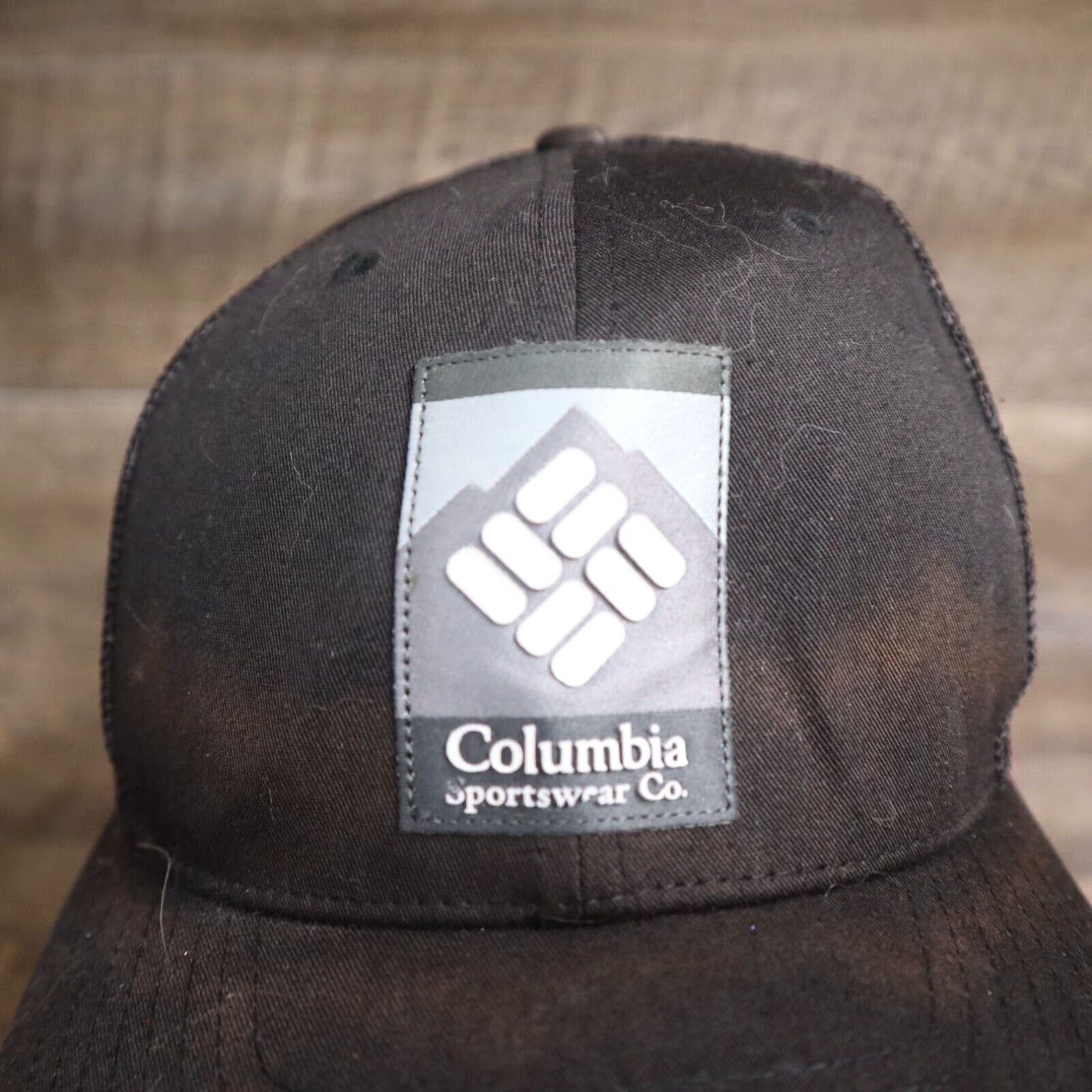 Logo 7 Mesh Baseball Cap with Columbia Black Logo for Adults | Grailed