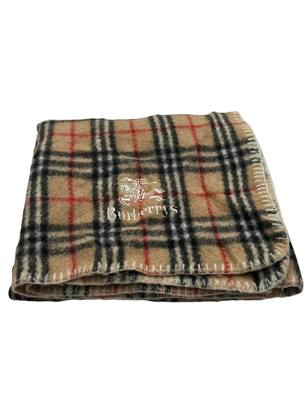 Burberry × Vintage BURBERRYS NOVA CHECK BLANKET SHEET WOOL | Grailed
