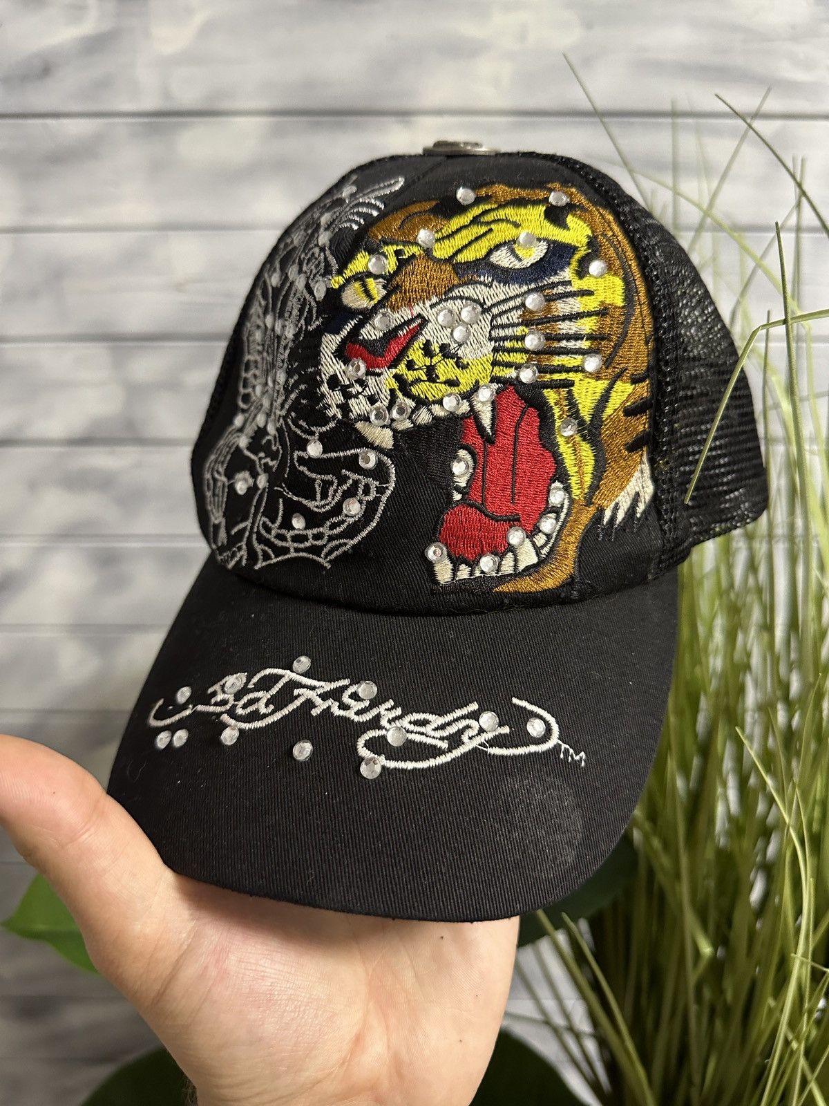 Ed Hardy × Streetwear × Vintage Rare Vintage Cap Ed Hardy Tiger Logo ...