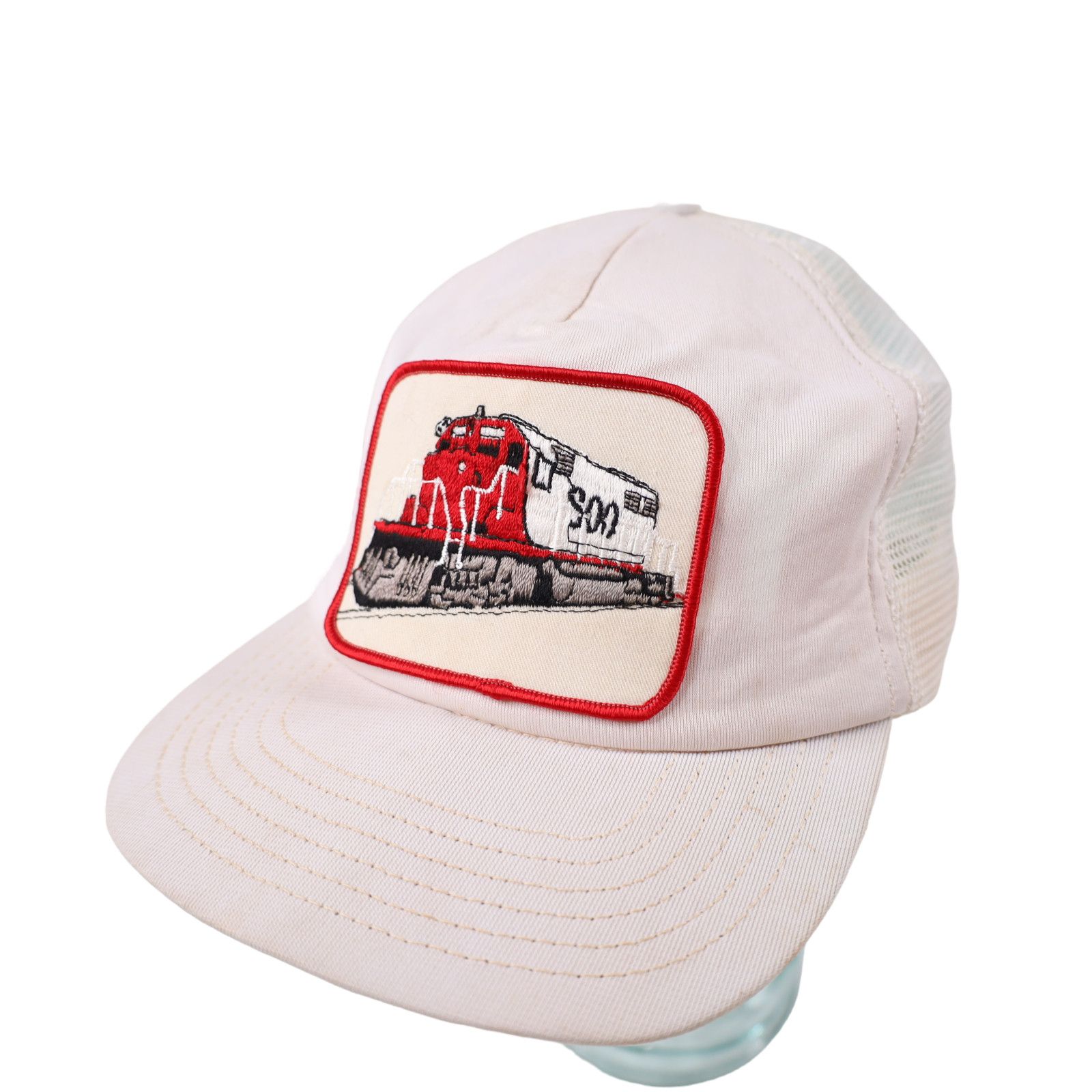 Vintage Vintage SOO Line Railroad Locomotive Train Patch Trucker Hat ...