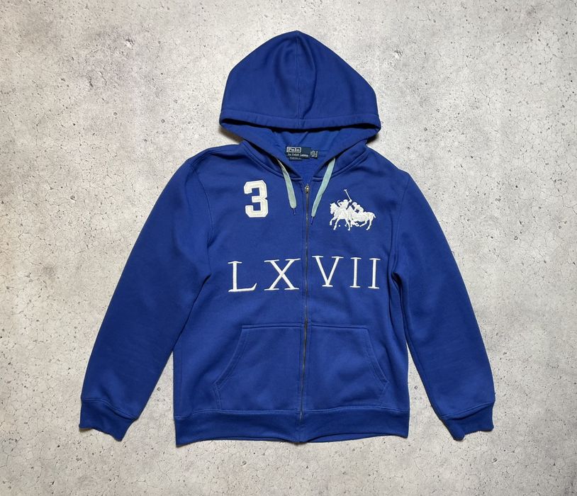 Polo Ralph Lauren Polo Ralph Lauren LXVII 3 Vintage Big Pony Zip Hoodie 90s | Grailed