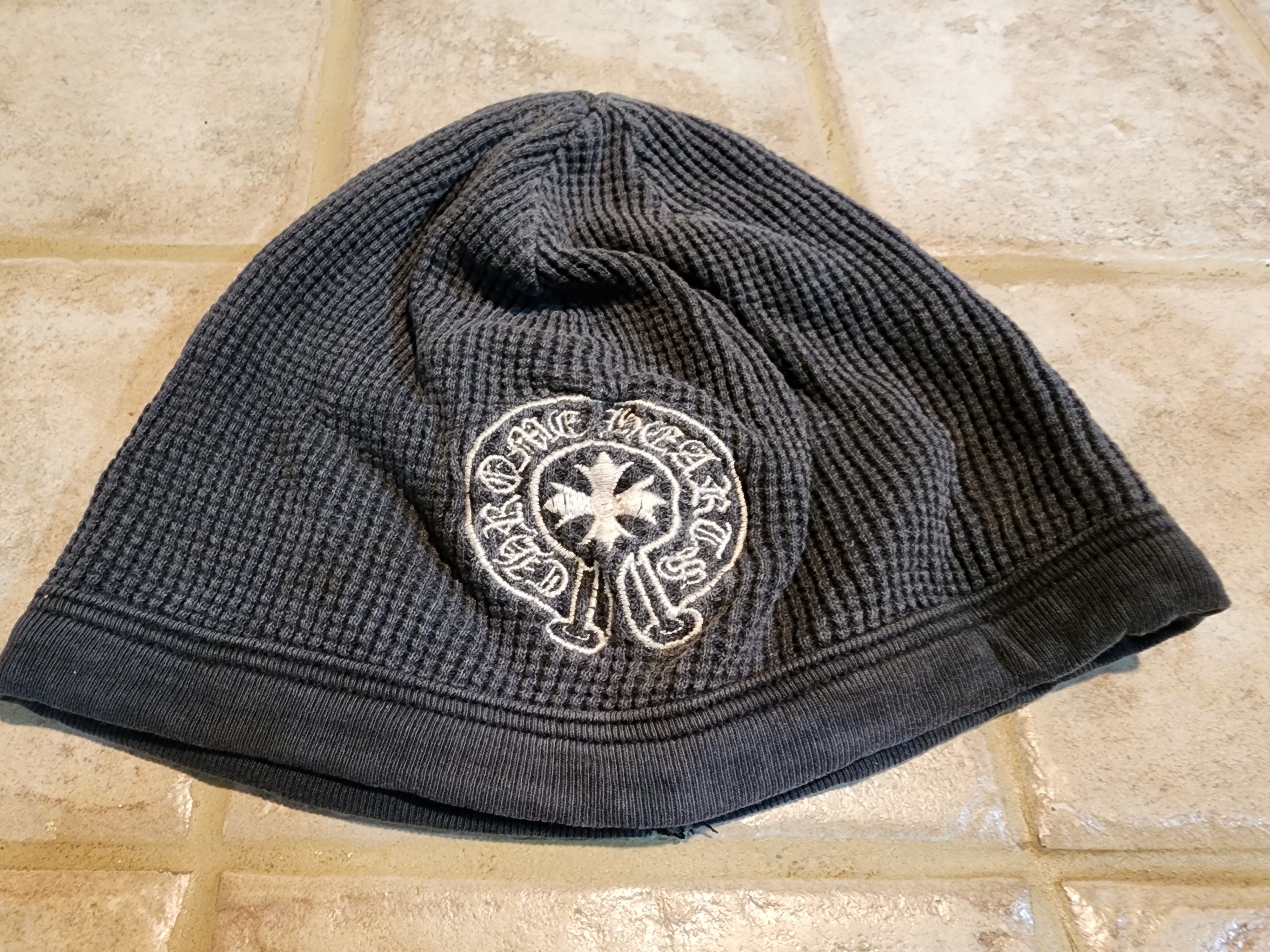 Chrome Hearts RARE 90s Original Horseshoe Thermal Skull Cap Beanie ...