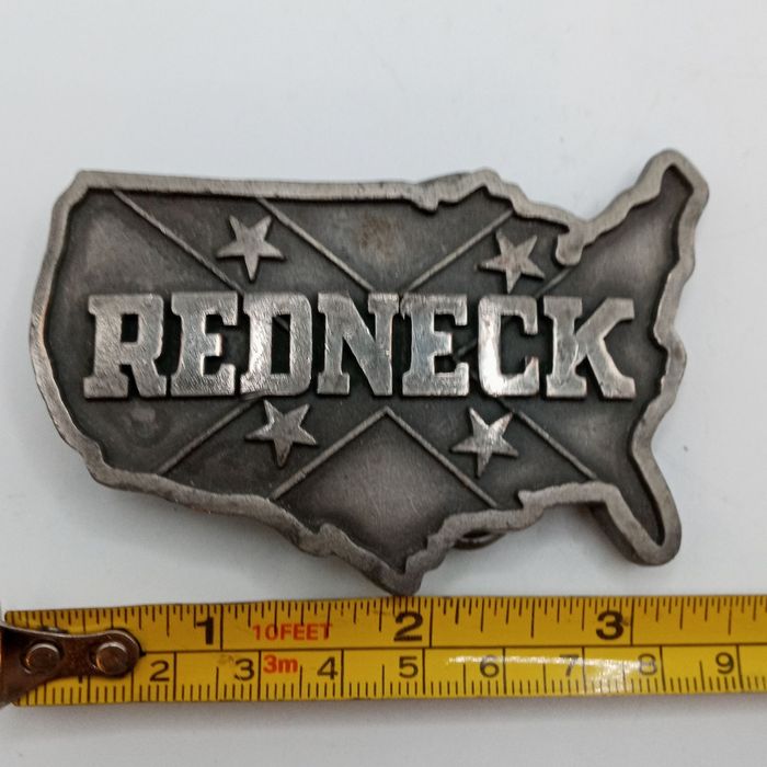 Vintage 1980 Redneck Belt Buckle Vintage Cowboy Western Wear Country ...