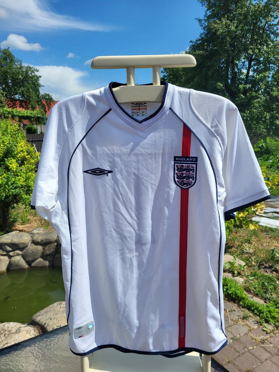 Umbro Vintage Umbro England 2001/03 match worn jersey | Grailed