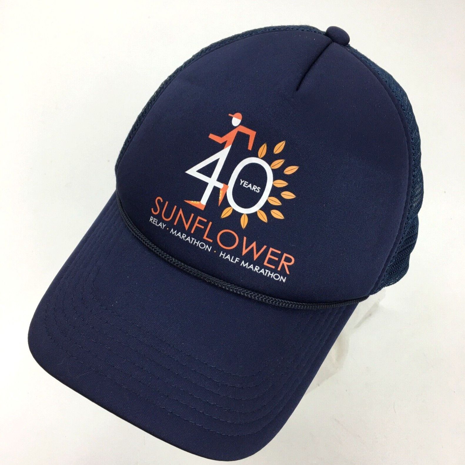 Sunflower Sunflower 40 Years Relay (Half) Marathon Ball Cap Hat ...