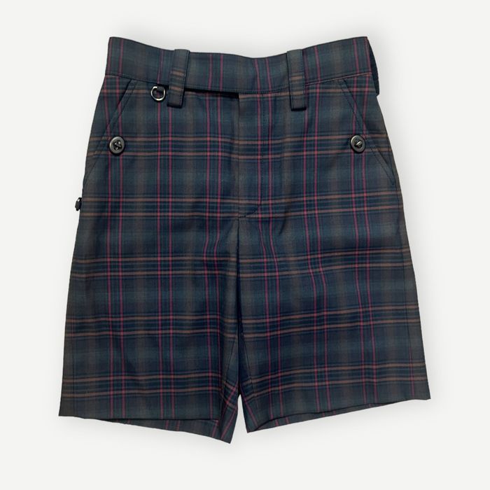 Coach Coach Plaid Walking Shorts Women 2 Gray Black Tan Retro 70s | Grailed