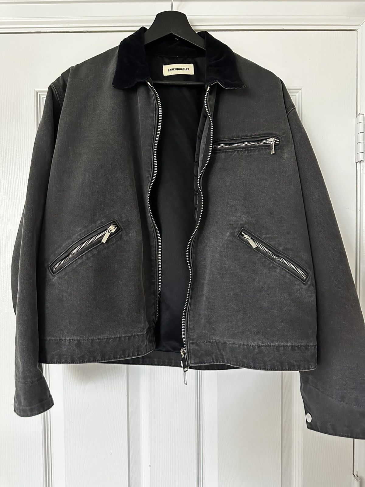 Bare Knuckles V1 OG Bare Knuckles Canvas Work Jacket Raccagni zips ...