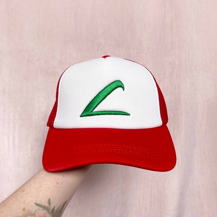 Pokemon Ash Ketchum Pokémon Cosplay Hat Mesh Cap Snap Back, One Size ...
