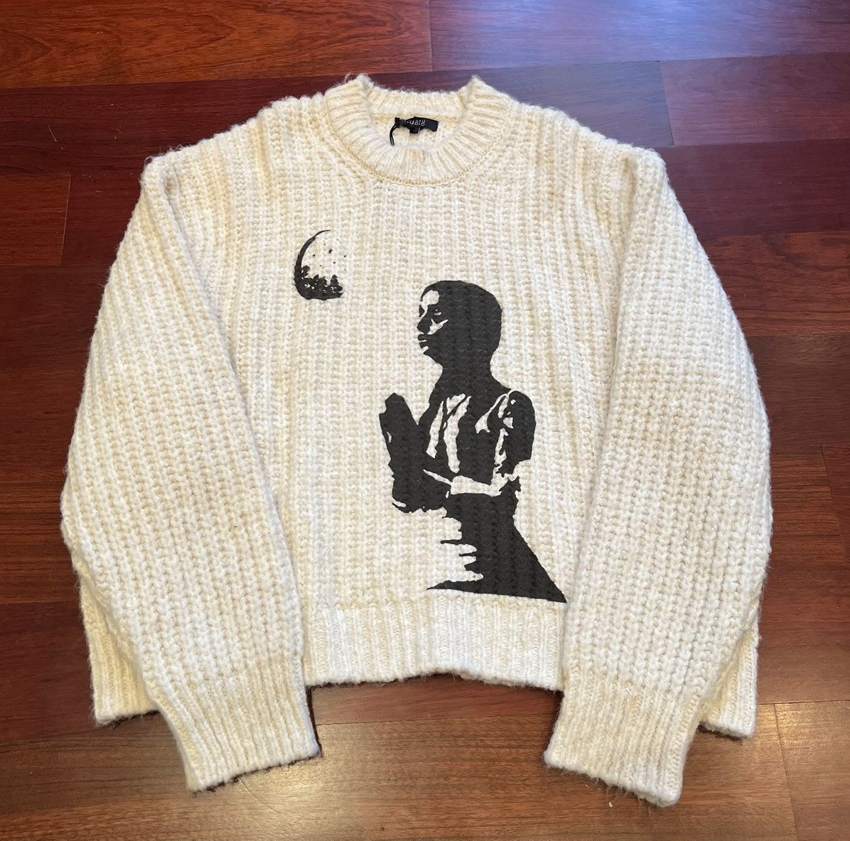 Raf Simons 1 of 1 FALLEN ANGEL SWEATER | Grailed