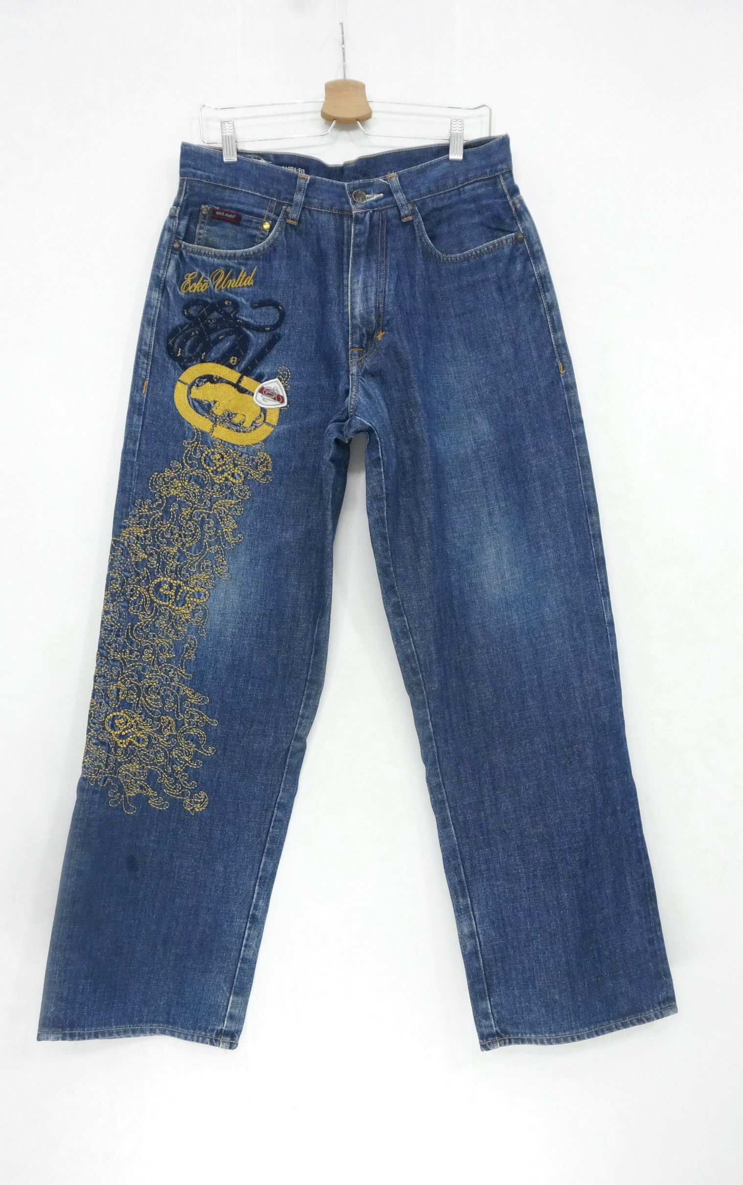 Ecko Unltd. × JNCO × Vintage ECKO Unlimited Classic Embroidered Vintage ...