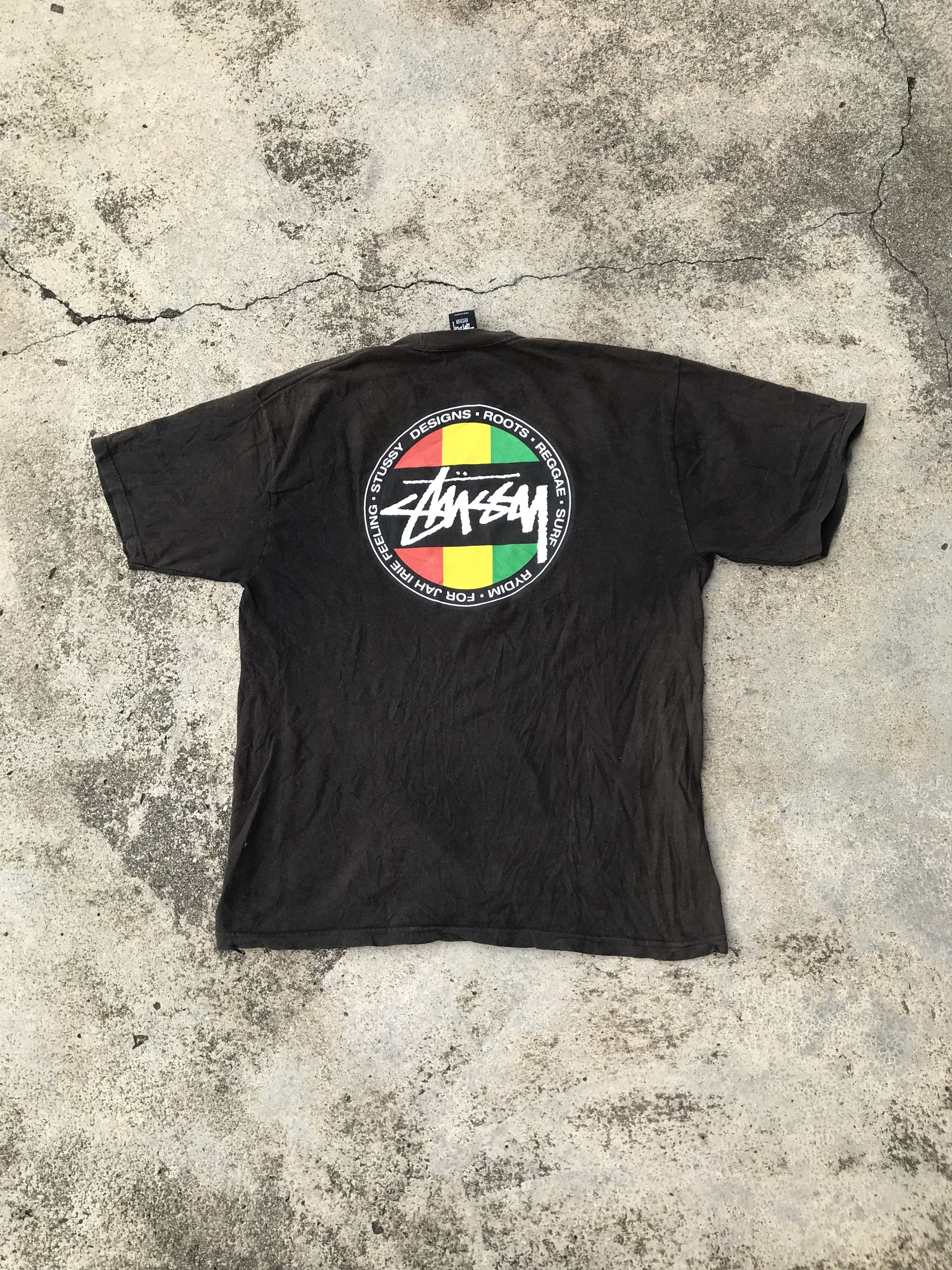 Bob Marley × Stussy × Vintage Stussy Rasta Big Logo Shirts | Grailed