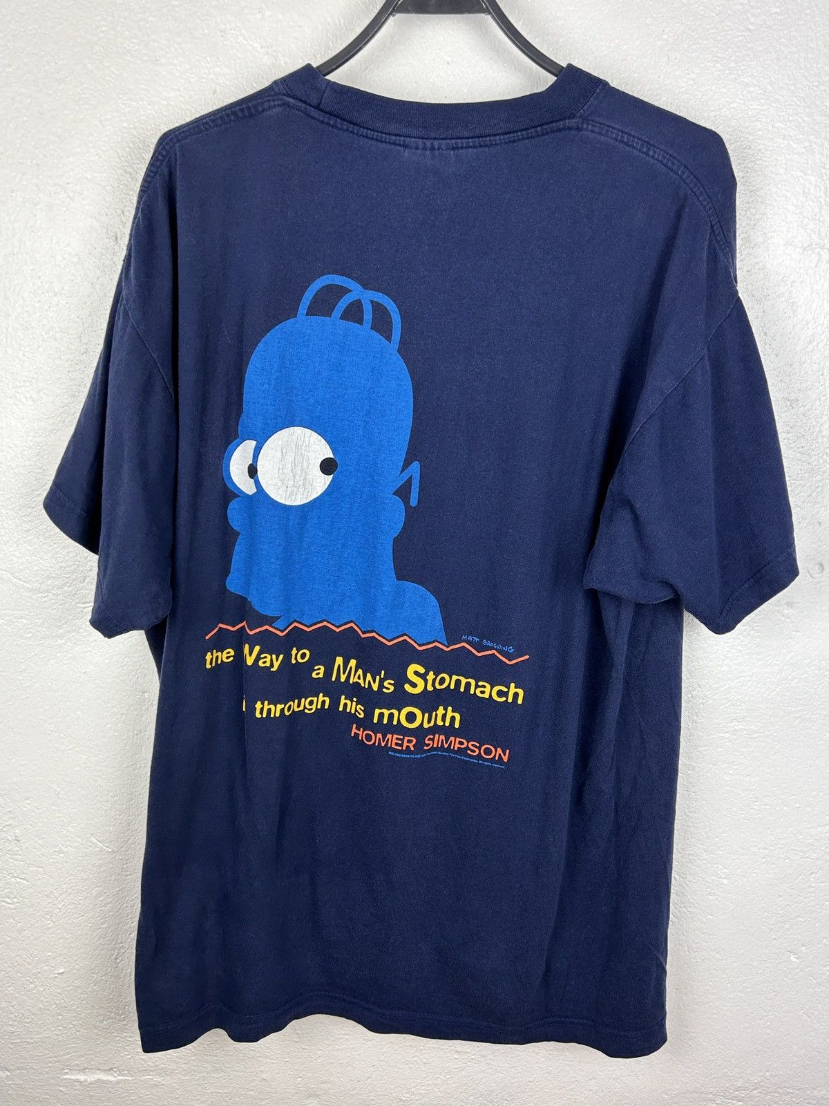 The Simpsons × Vintage 90s Vintage The Simpsons Pork Rinds 1998 Homer T ...