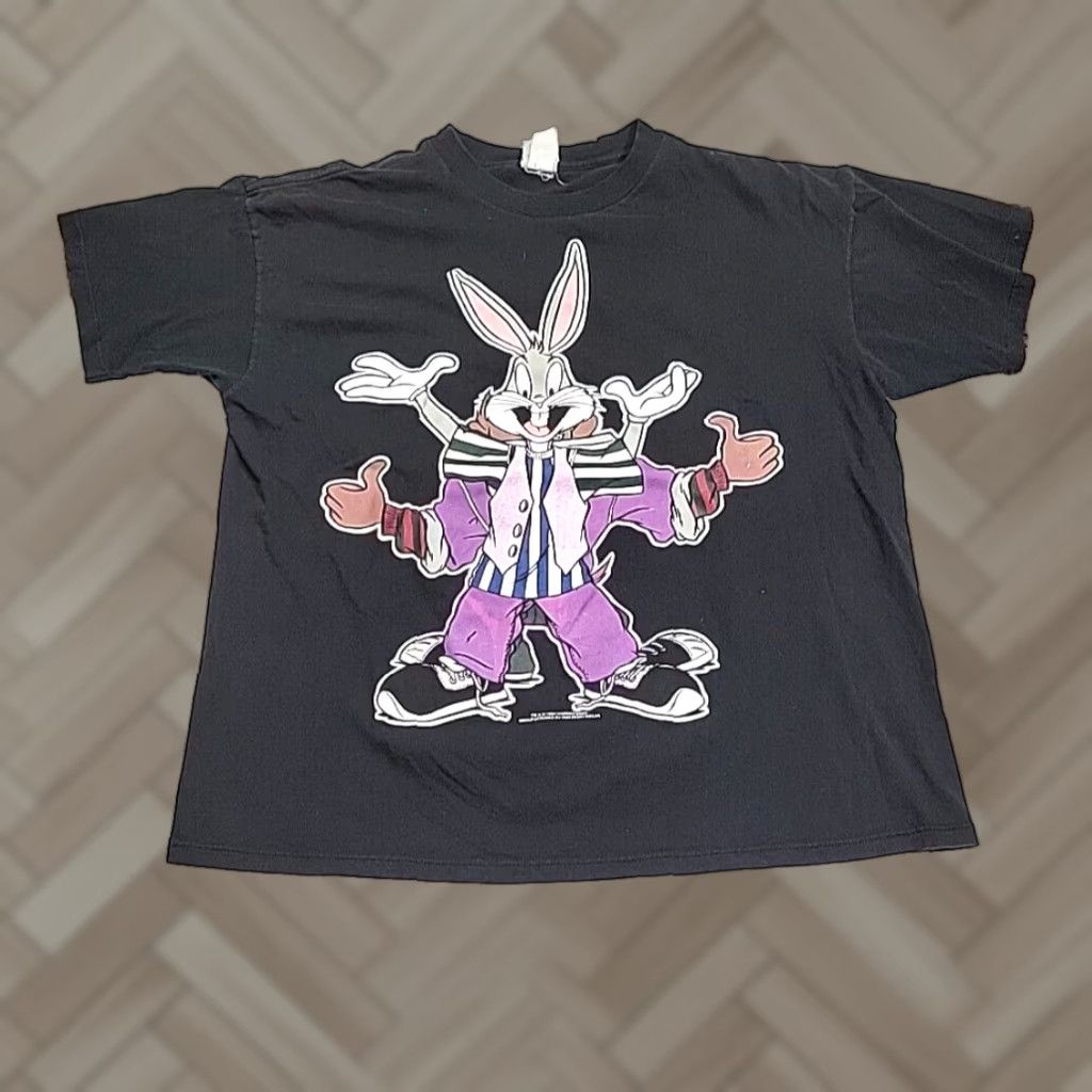 Doublet Vintage Warner Bros Sun Sportswear Shirt Bugs Bunny Taz Double ...