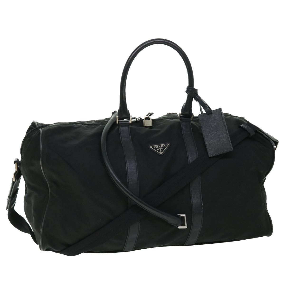 Prada PRADA Boston Bag Nylon 2way Black Auth ep1480 | Grailed