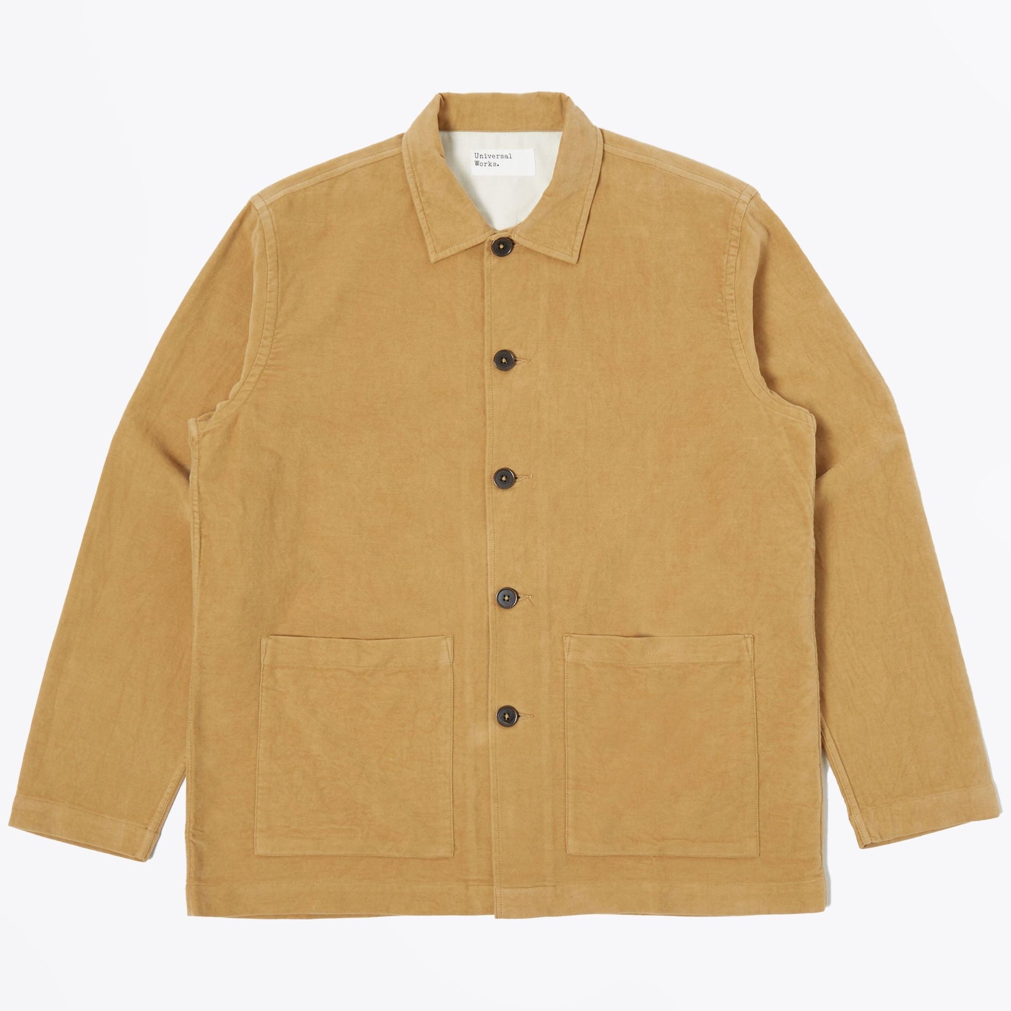 Universal Works Lightweight Moleskin Easy Overshirt Chore Jacket | Grailed