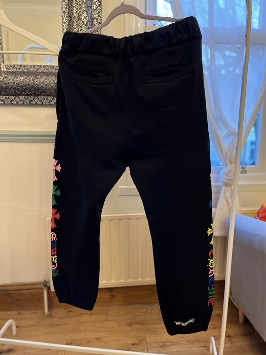 Chrome Hearts Chrome Hearts Multicolour Cross Tracksuit Bottoms/Joggers ...
