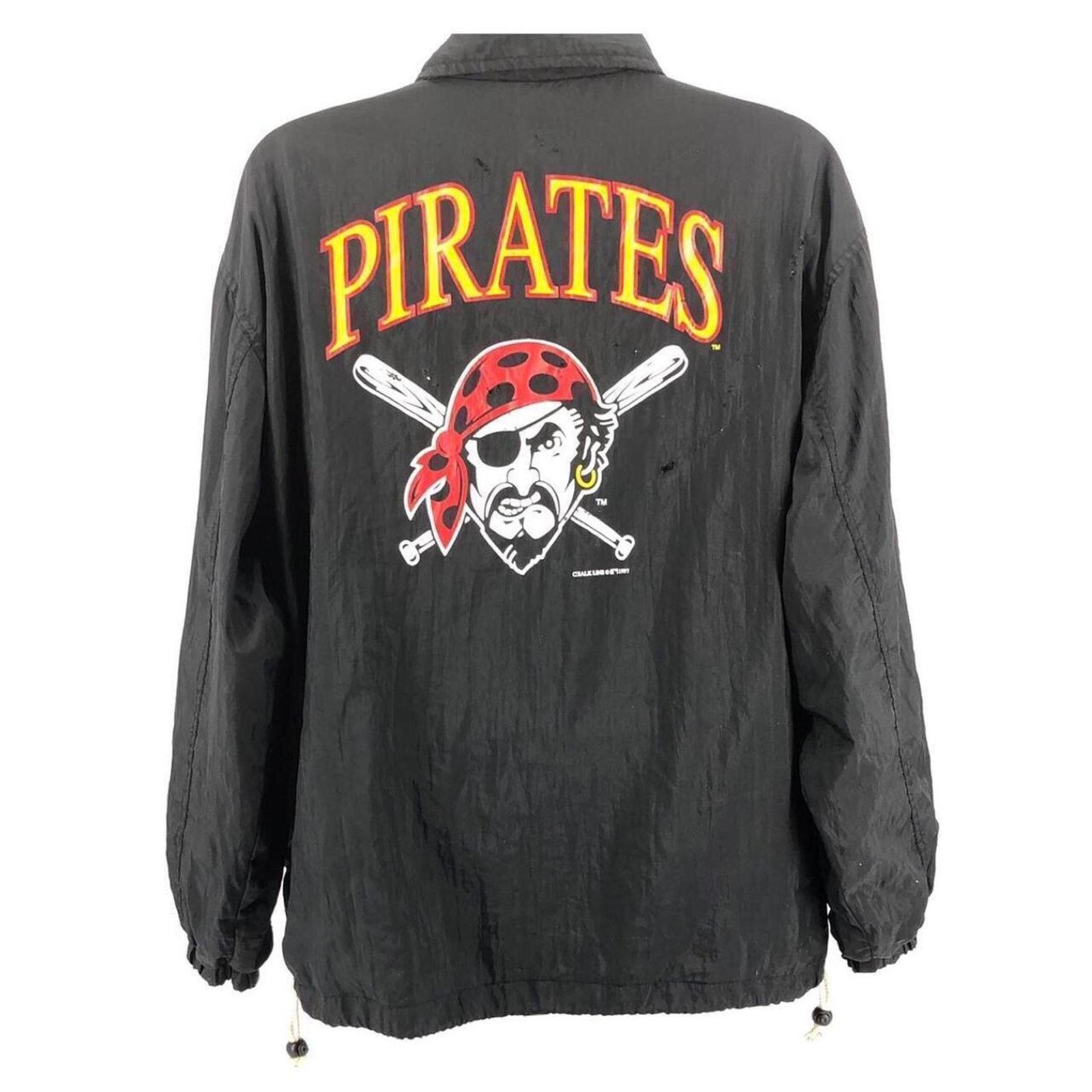 Vintage Pittsburg Pirates MLB windbreaker jacket 90s 1990s vintage ...