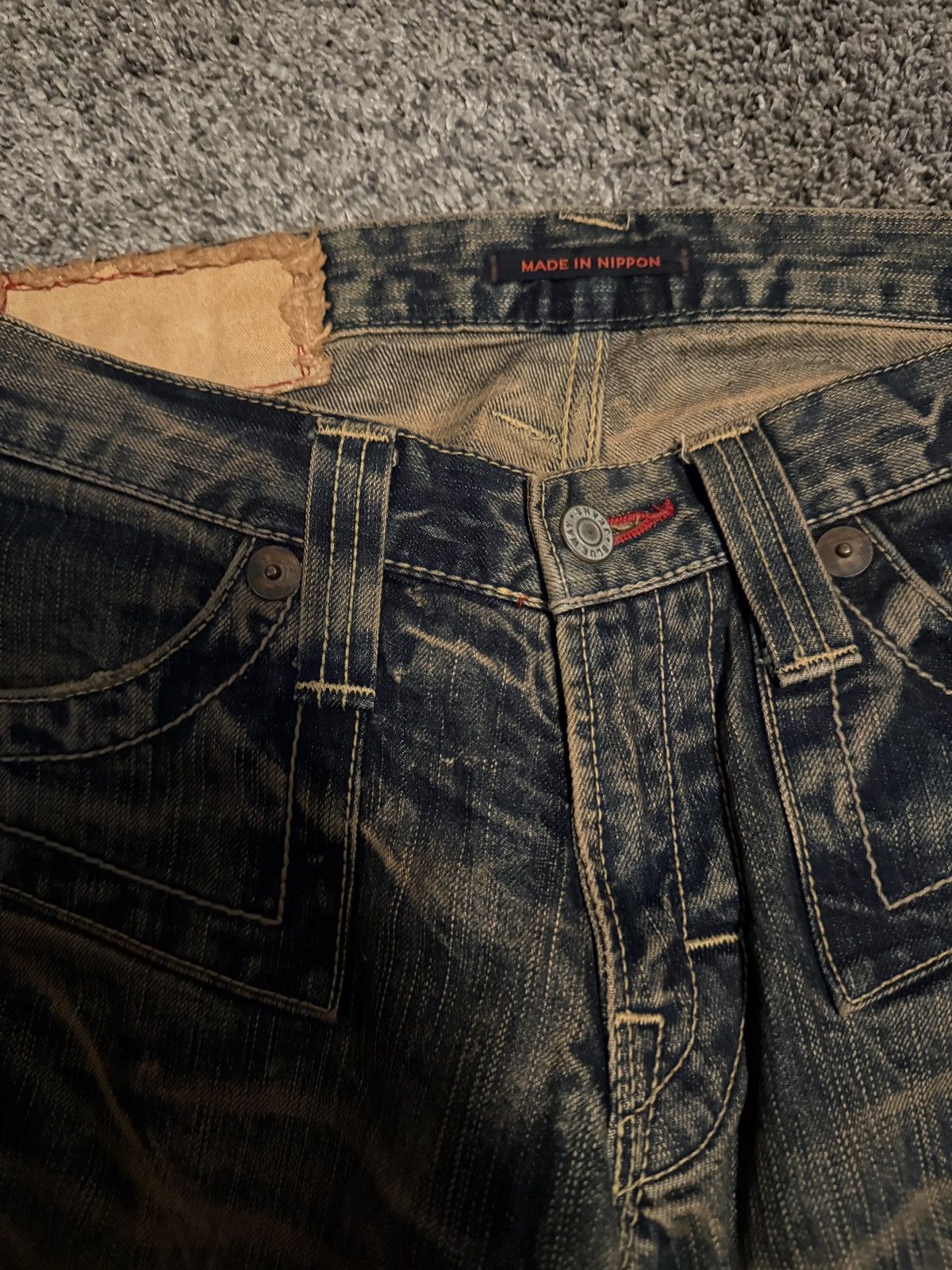 Tornado Mart Nippon brand spider washed bootcut | Grailed