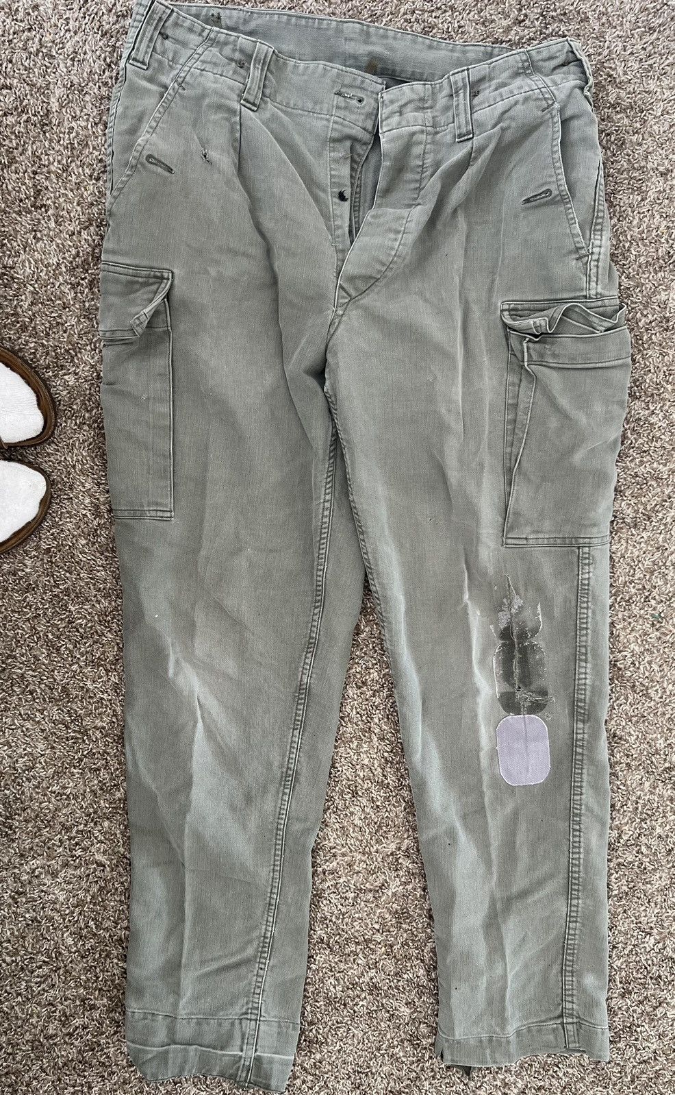 Vintage Vintage 1940s-50s WW2 Pre-Soviet Cold War Fatigues Faded | Grailed