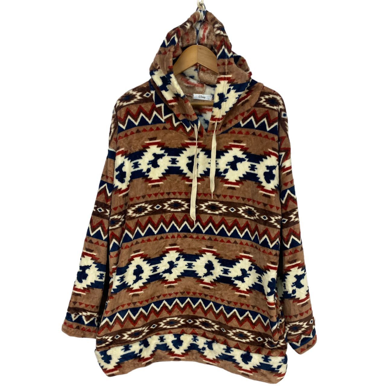 Disney × Native × Streetwear Native style velvet fleece hoodie pullover ...